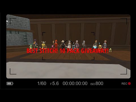 WIZARD101 BEST STITCH 10 PACK GIVEAWAY!!! - YouTube