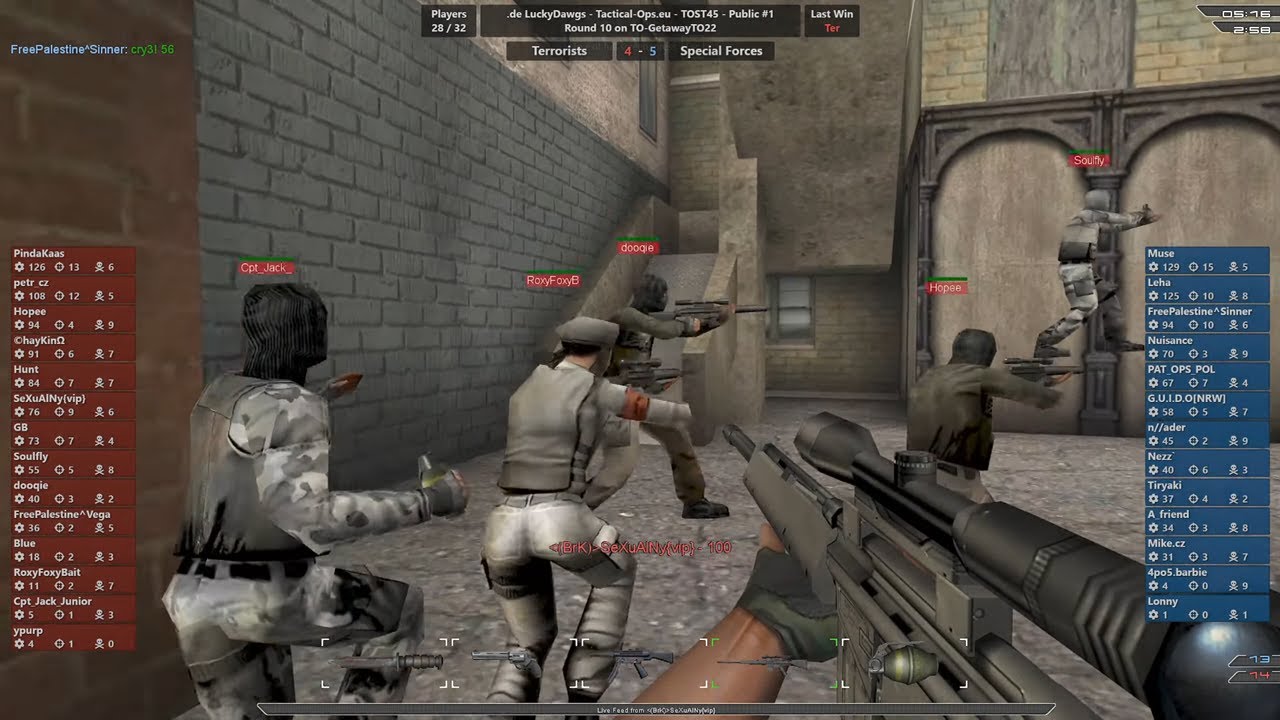 LIVE: Tactical Ops Multiplayer - Assault On Terror - UT99 - Links In ...