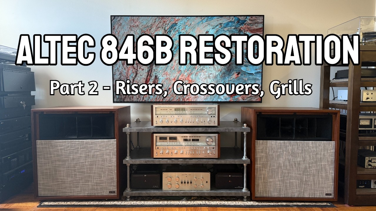 Altec Valencia 846B Restoration Part 2 - Risers, Reloading Components ...