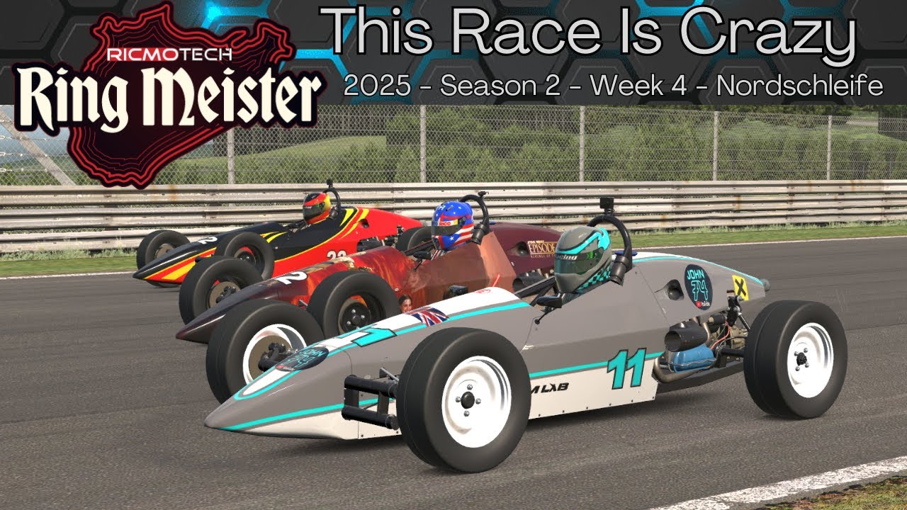 This race is crazy - iRacing Ring Meister Series Formula VEE 2025 ...