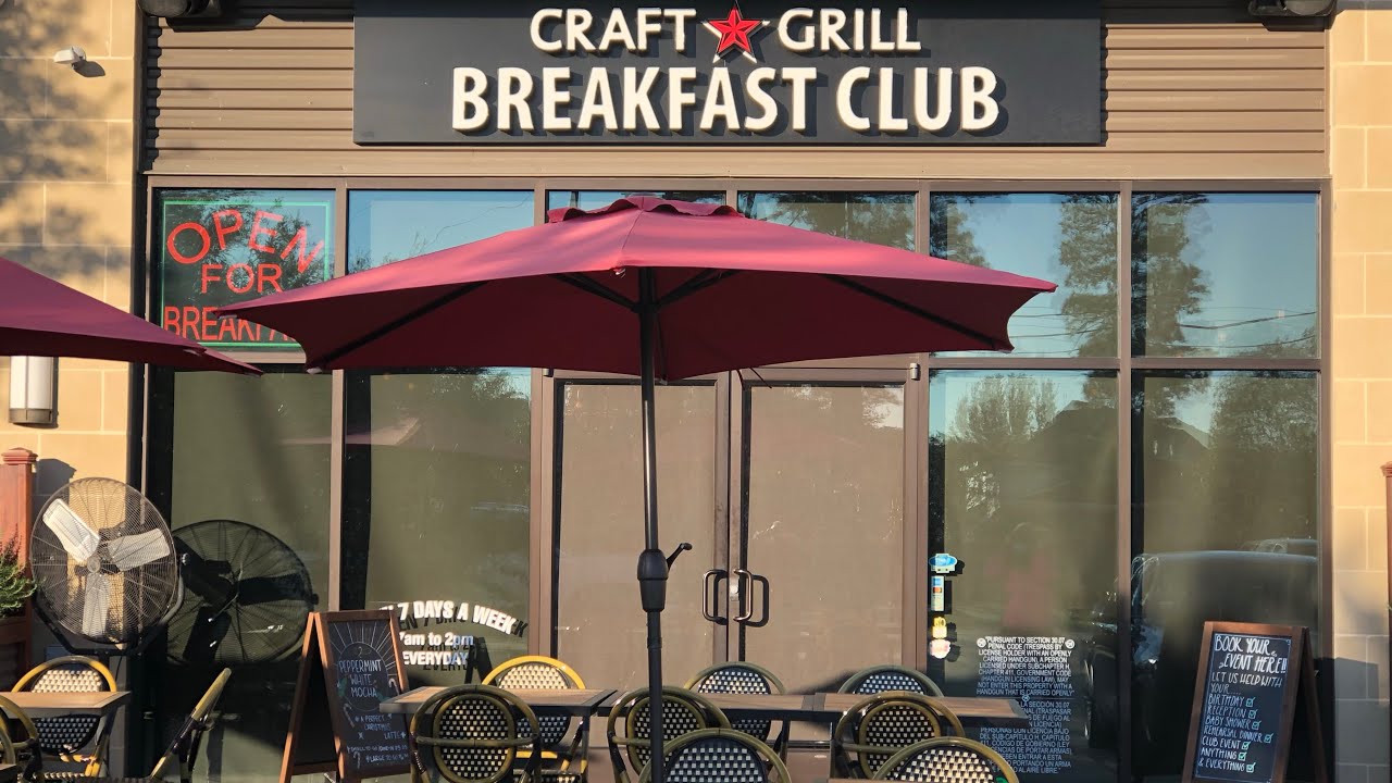 Craft Grill Breakfast Club, Spring Texas - YouTube