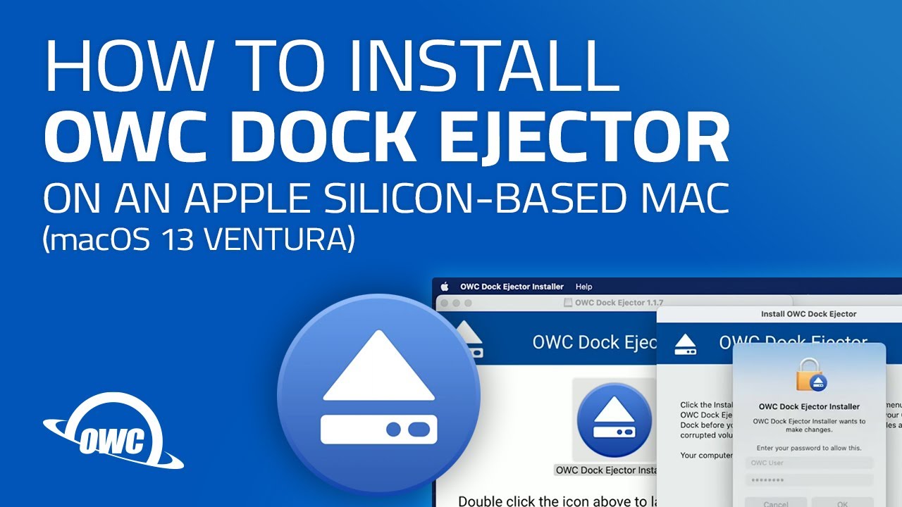 How to Install OWC Dock Ejector on an Apple Silicon-Based Mac (macOS 13 ...