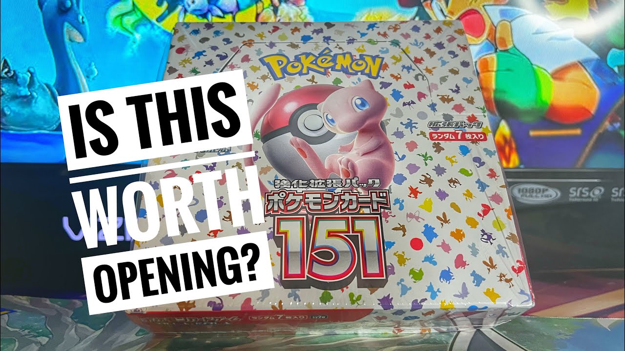 Opening My first 151 Japanese Booster Box! - YouTube