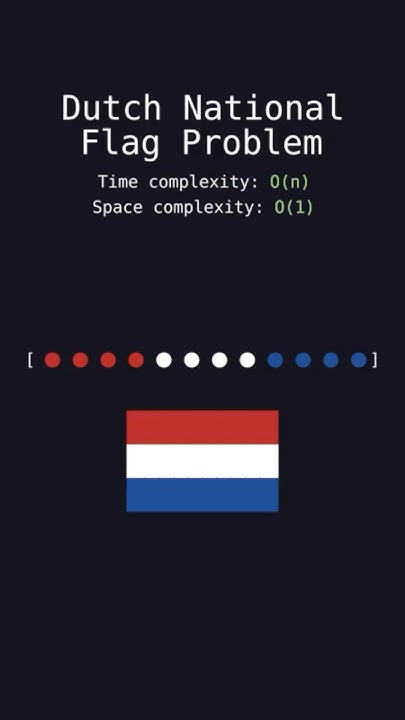 The Dutch National Flag Problem - YouTube