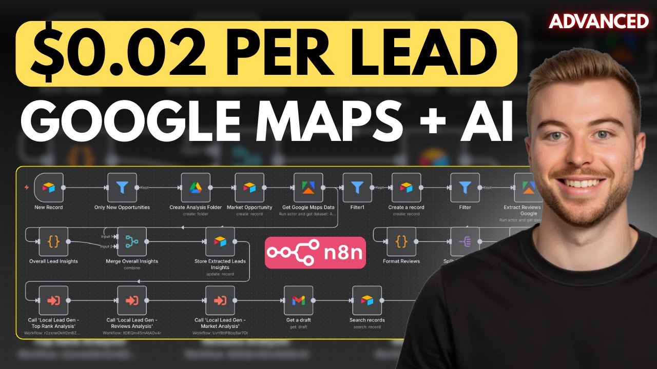 How to generate Leads using Google Maps! (n8n + Apify) - YouTube