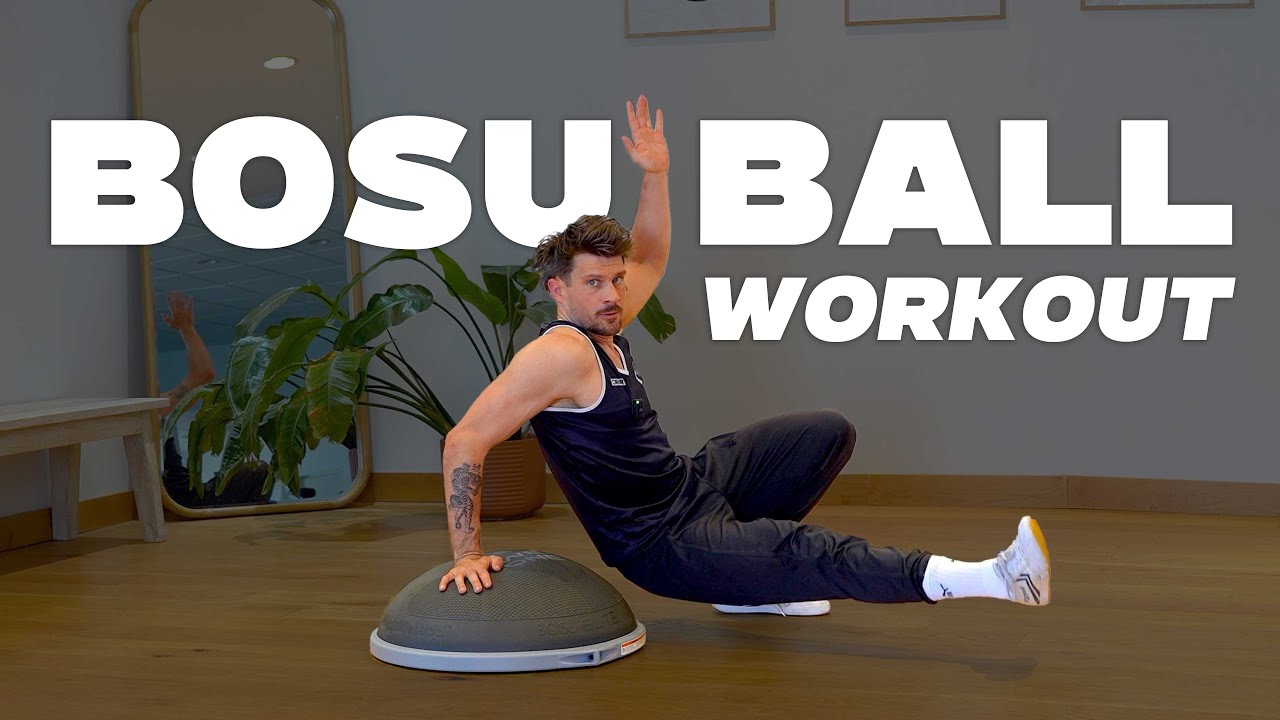 BOSU Ball Workout for Explosiveness & Balance - YouTube