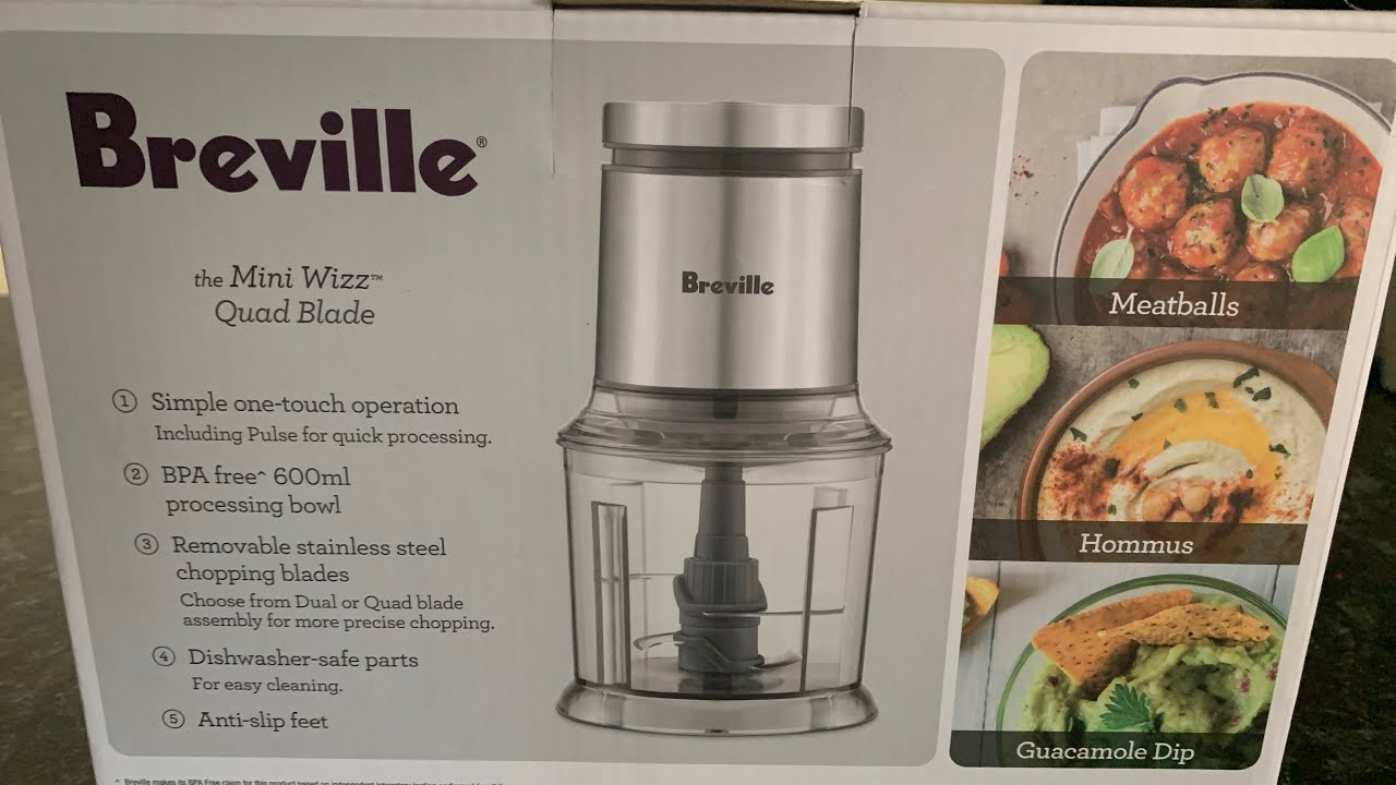 Breville The Mini Wizz Quad Blade - YouTube