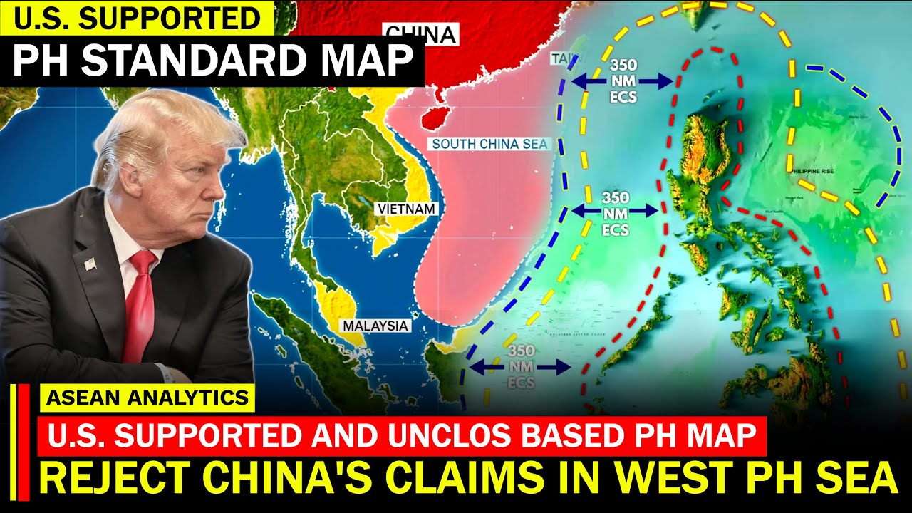 U.S. Supported and UNCLOS Based PH Standard Map Directly DEFIES China's ...