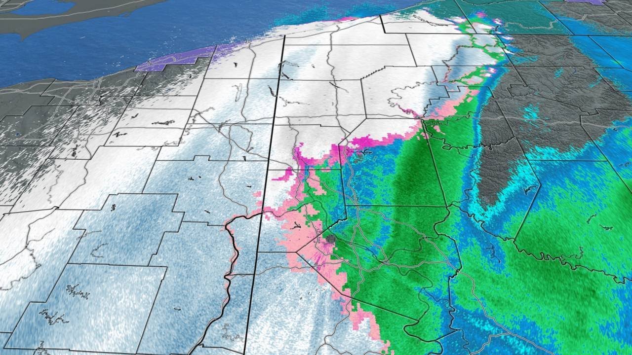 How does radar detect rain versus snow? - YouTube