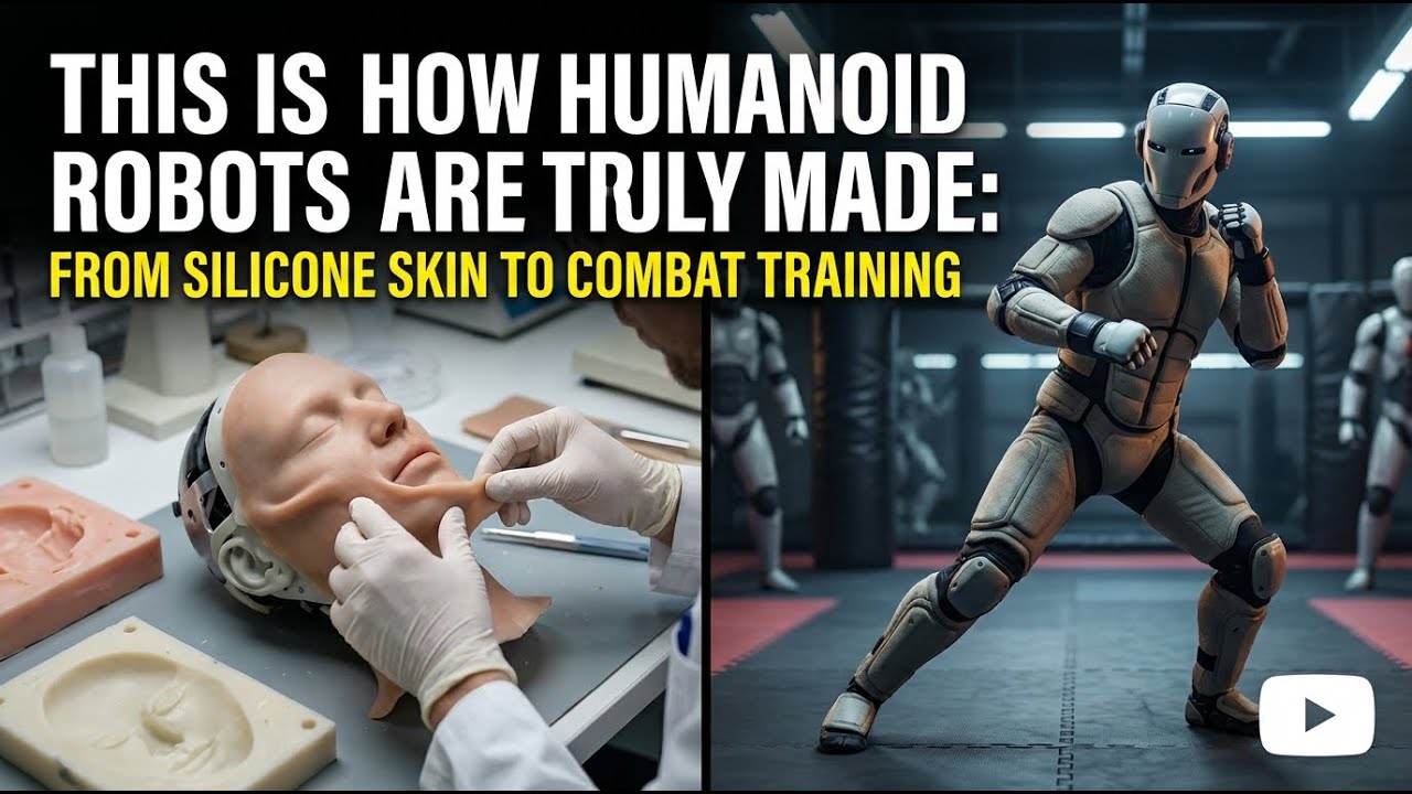 This Is How Humanoid Robots Are Truly Made: From Silicone Skin to ...