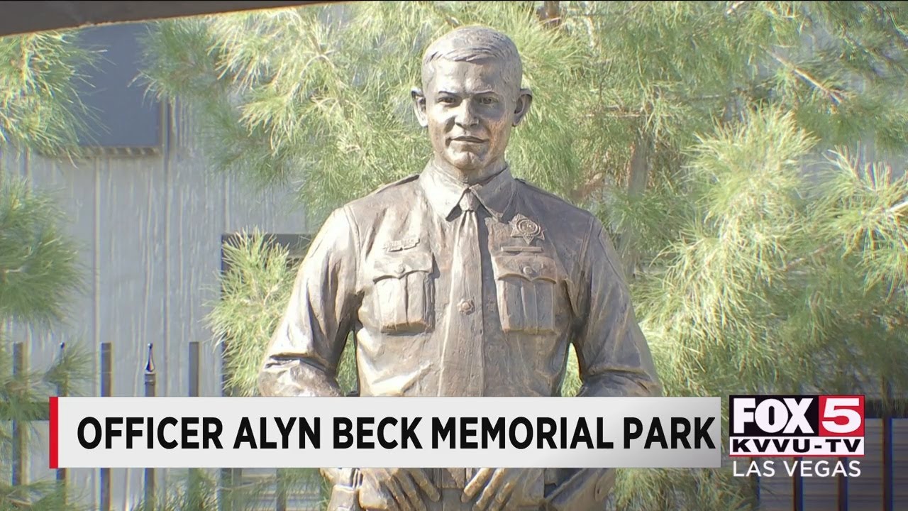 Las Vegas park named for fallen officer Alyn Beck - YouTube