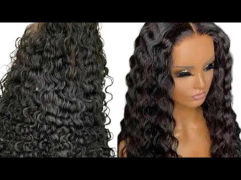 HOW TO MAINTAIN CURLS ALL DAY | JUICY WET LOOK | SOFT CURLY WIG | wig ...