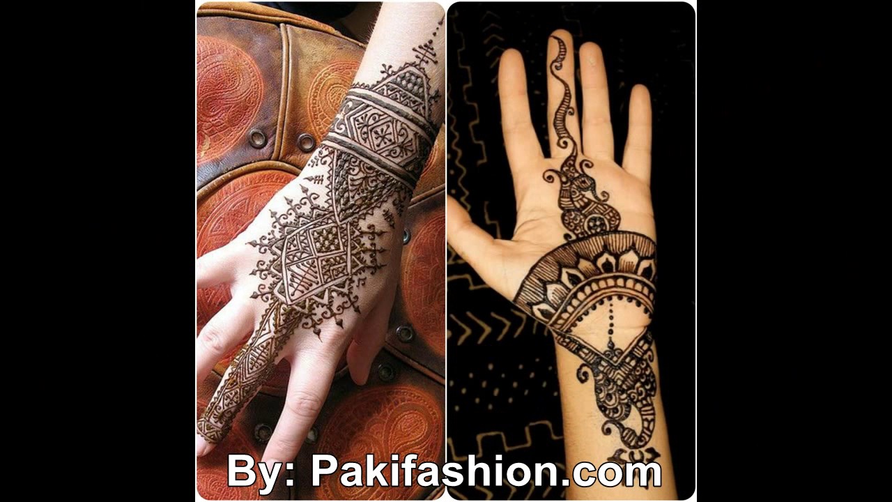 Latest Turkish Mehndi Designs Book For Hands 2016-2017: - YouTube