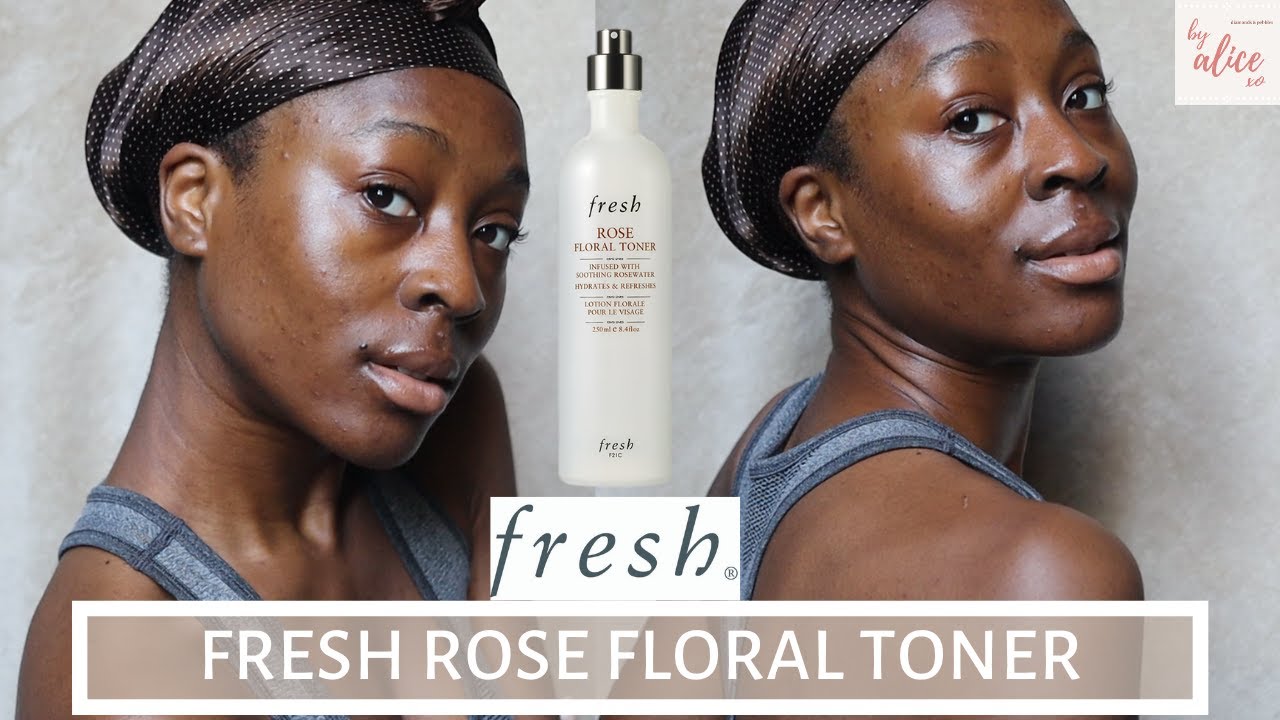 FRESH ROSE FLORAL TONER | FRESH BEAUTY UNBOXING | QUICK 3-STEP MORNING ...