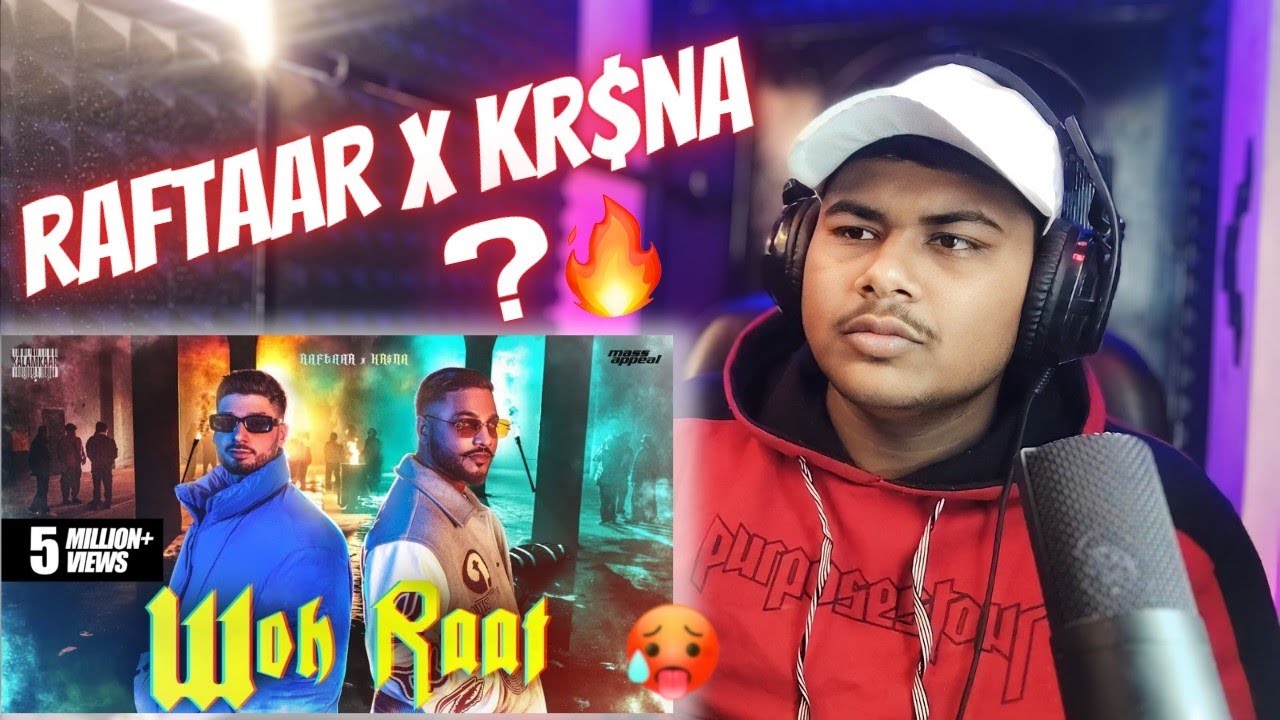 RAFTAAR X KR$NA | WOH RAAT | Official Video | Reaction by black boys ...