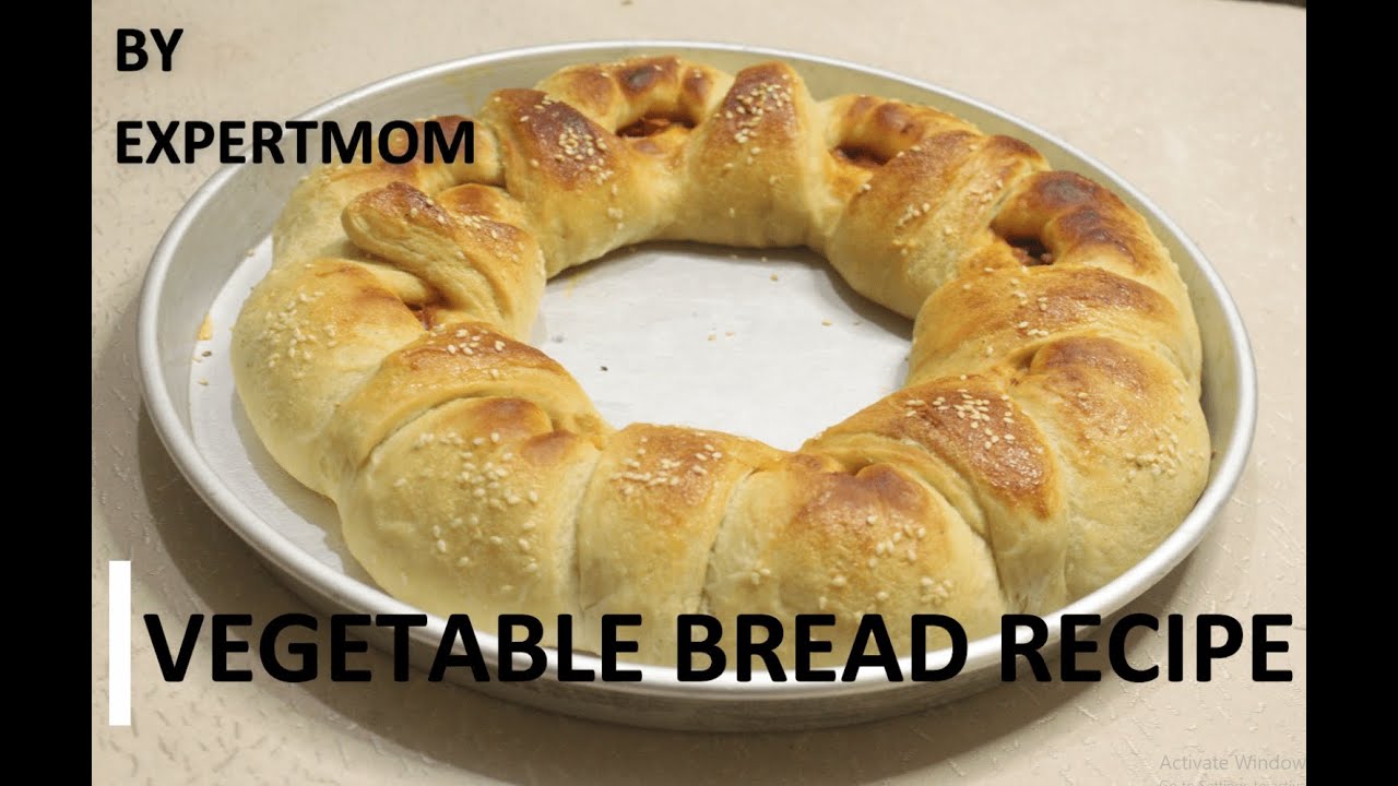 Vegetable Bread Recipe by EXPERTMOM - YouTube