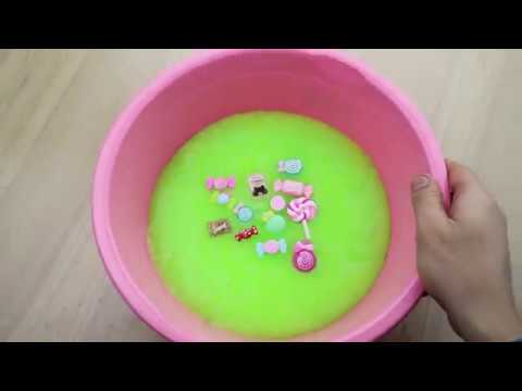 How To Make Green Slime DIY - YouTube