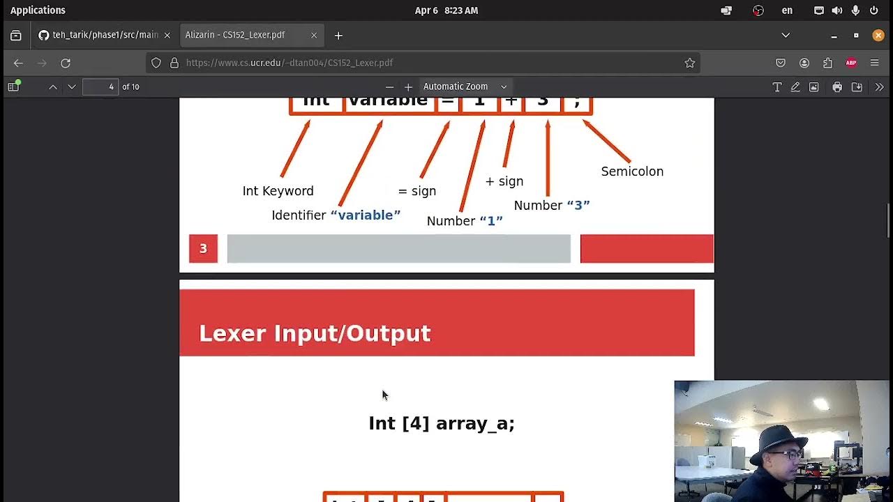 UC Riverside CS152 Compiler Design. (Part 3 Lexer) - YouTube