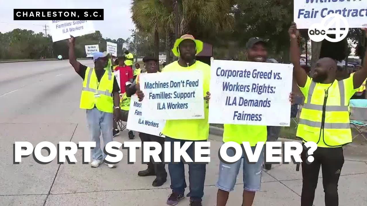 Local ILA chapter says port strike is suspended until January after ...