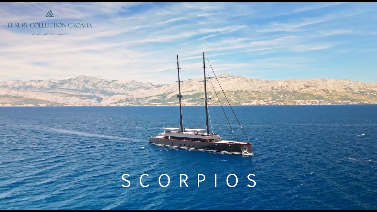 Touring a 170ft Sailing Super Yacht Scorpios for Charter in Croatia ...