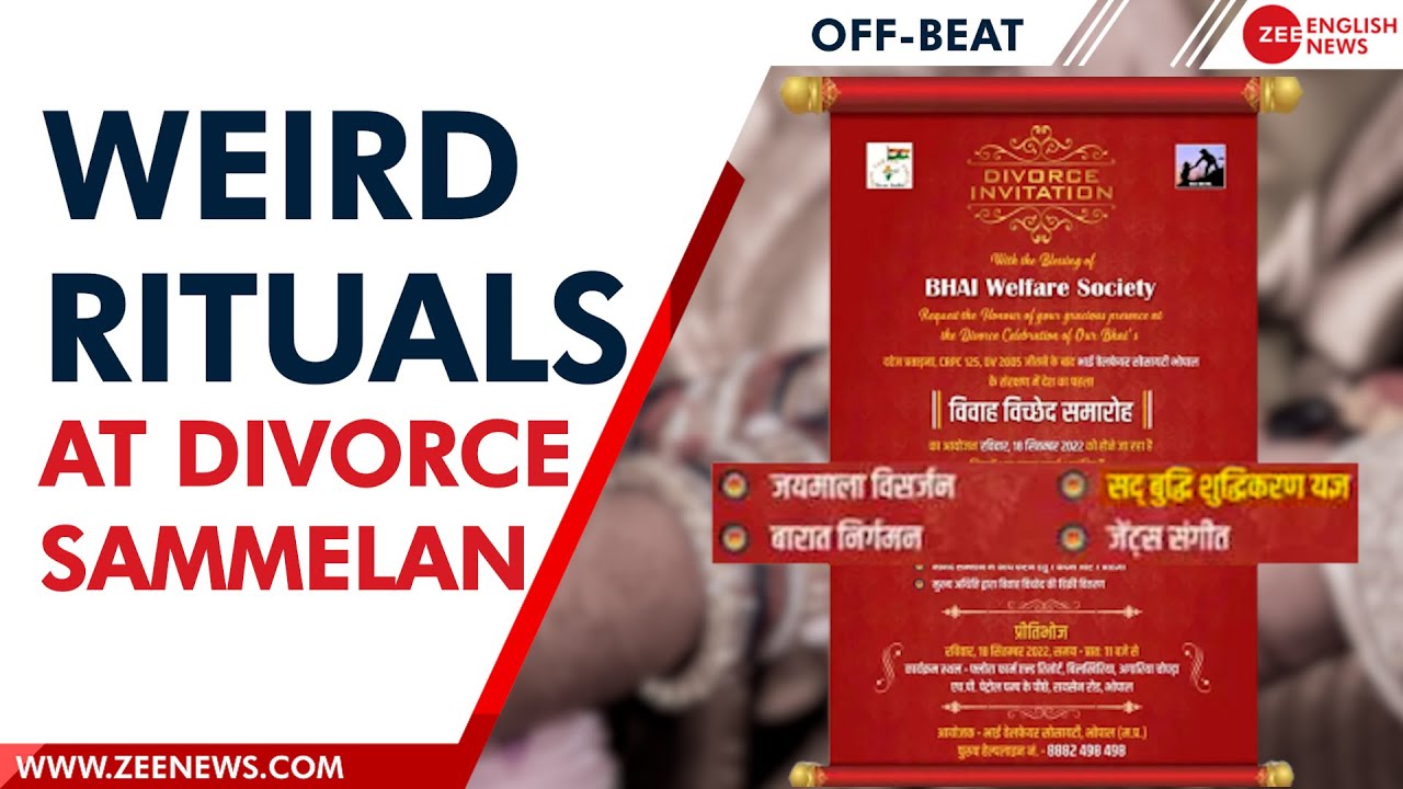 Weird rituals of divorce Sammelan organised for 18 divorced men in ...