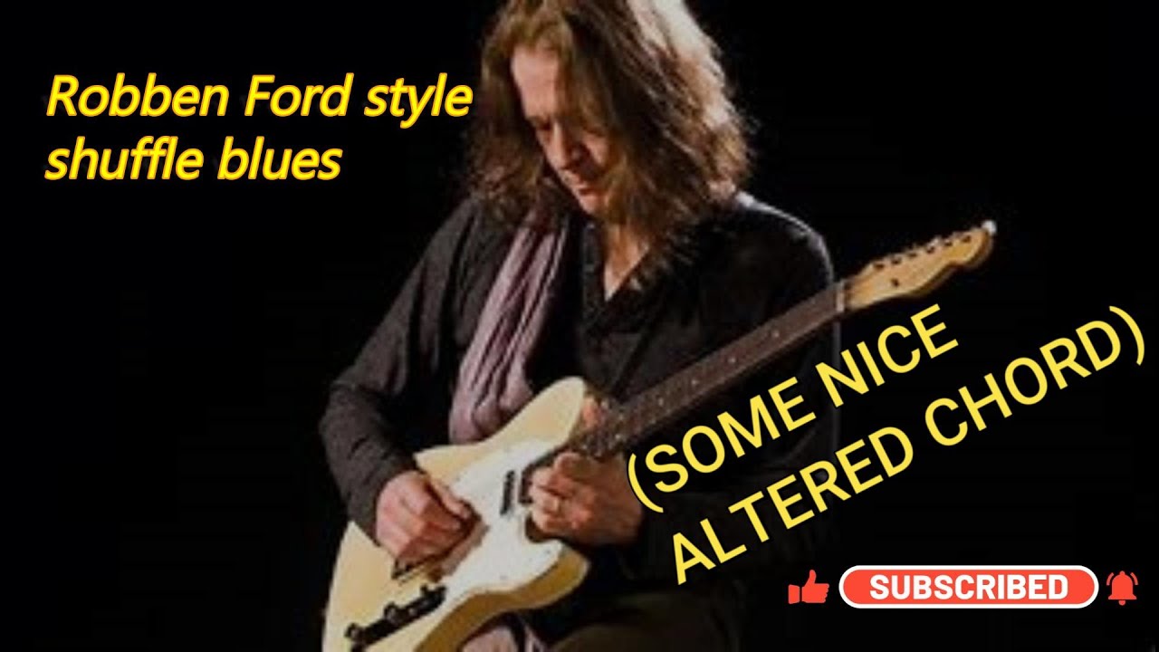 Robben Ford Blues Backing Track - YouTube