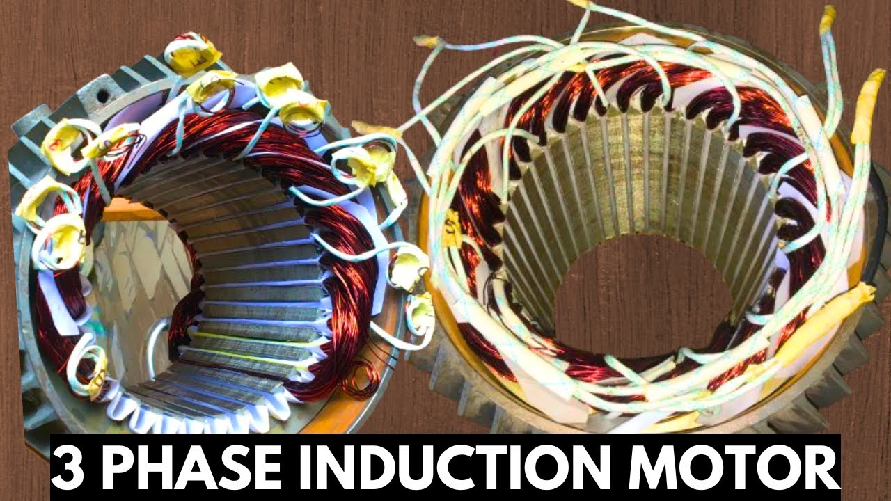 3 PHASE MOTOR WINDING CONNECTION DIAGRAM - YouTube