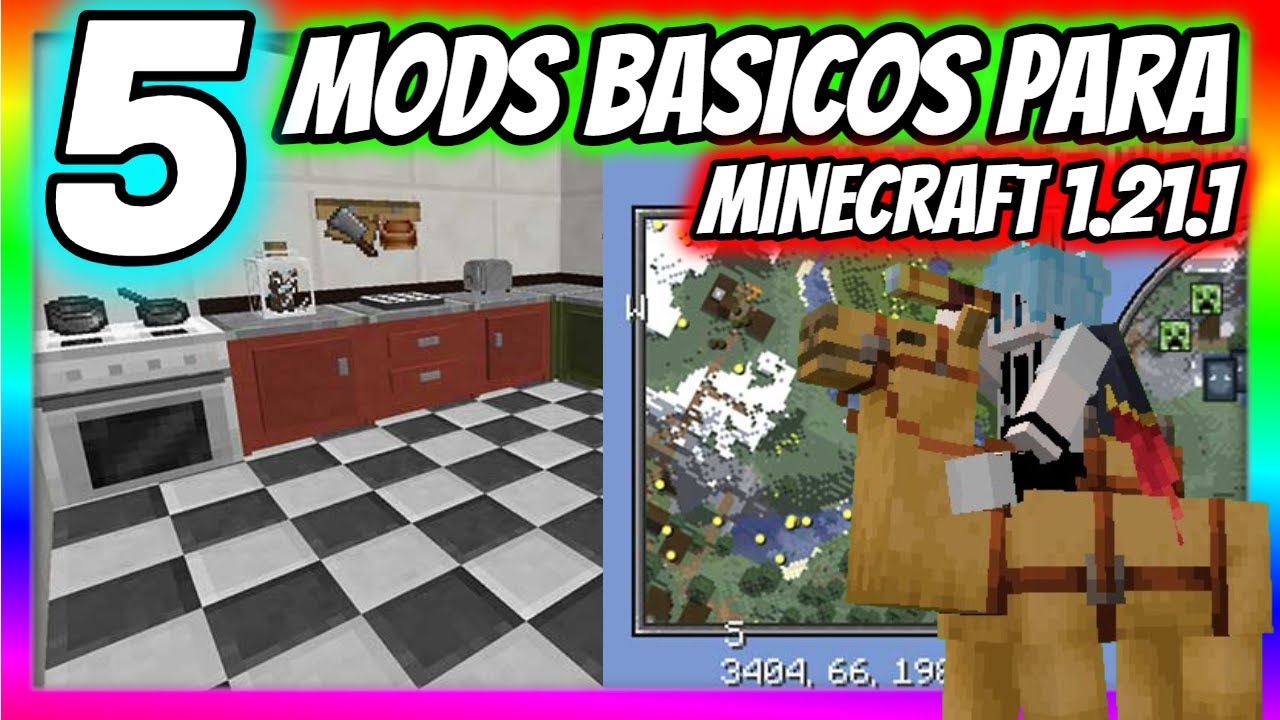 Top 5 MODS Para MINECRAFT 1.21.1 Utiles - Nesesarios - Basicos! - YouTube