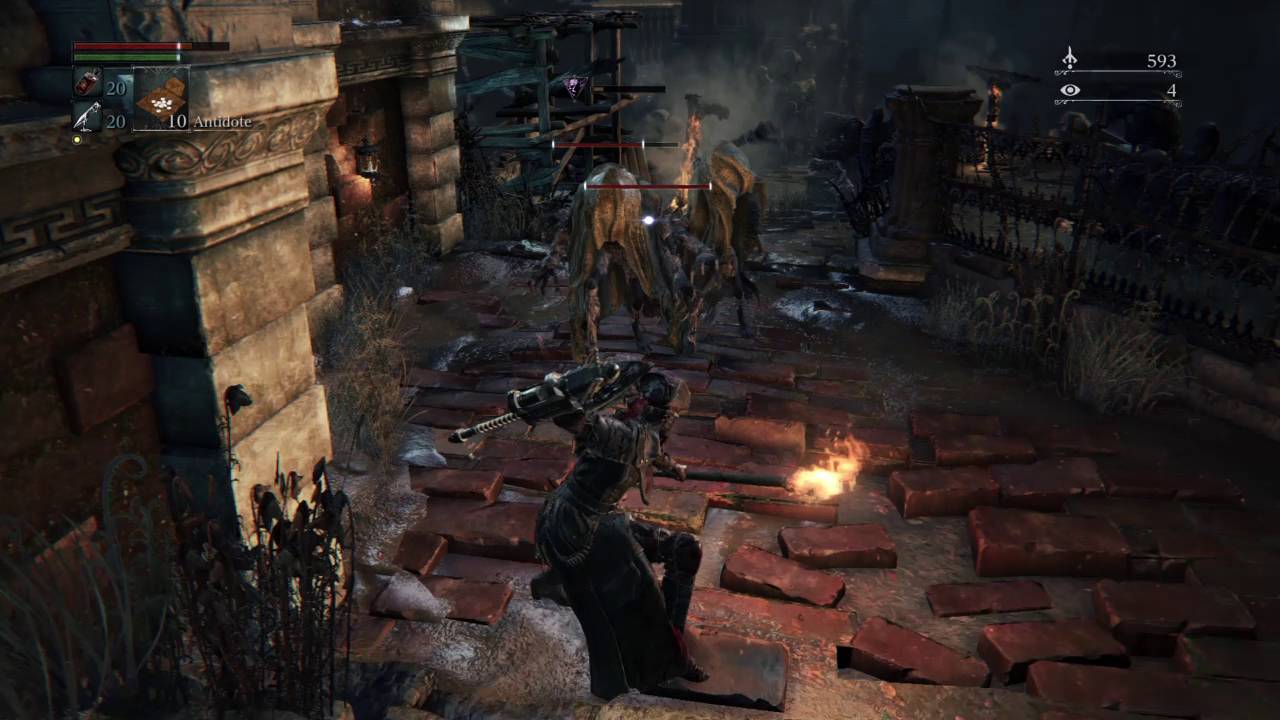Bloodborne™ Pile Bunker double kill - YouTube