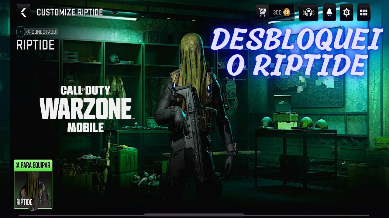 WARZONE MOBILE - COMO DESBLOQUEAR O RIPTIDE !? - YouTube