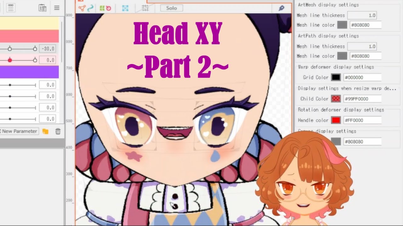 Live2D Head Rigging for Chibi Vtuber Models PART 2 - YouTube