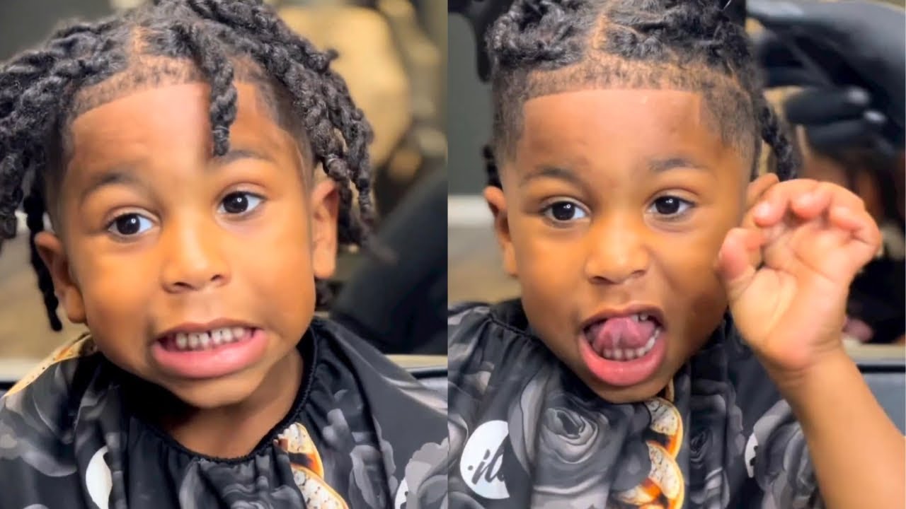 The Best Haircut For A Little Kid With Dreadlock’s & A Fade - YouTube
