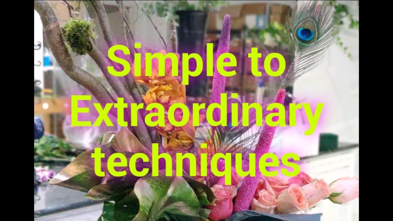 How to create simple flowers to extraordinary masterpiece! #floral # ...