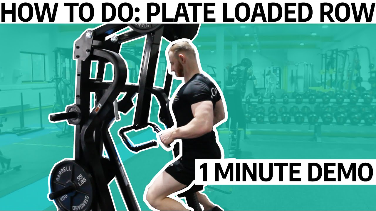 Seated Row | QUICK DEMO | Form and technique | Bigger Back Plate Loaded ...