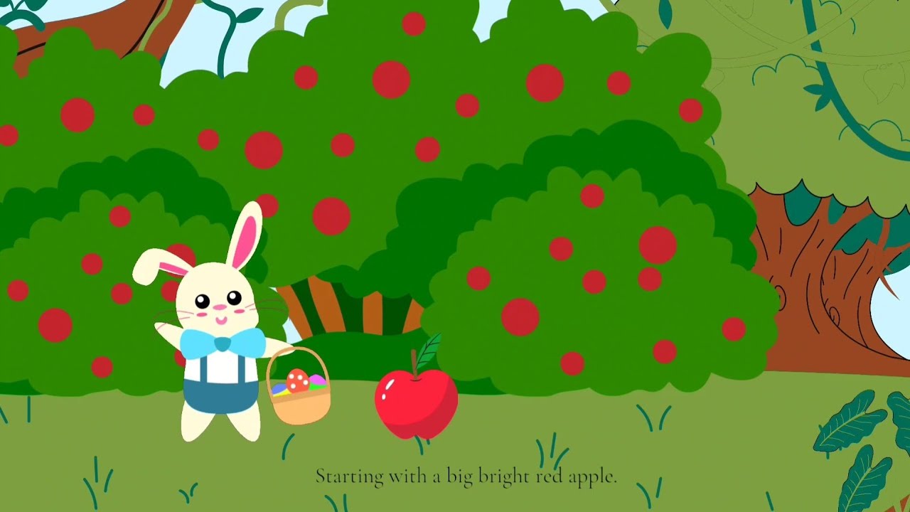 The Color Adventure with Bunny | learning video for kids | Educational ...