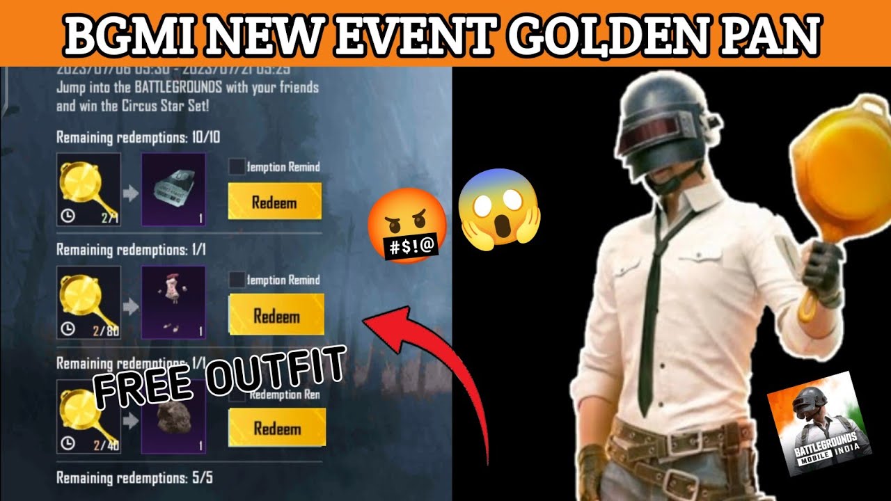 HOW TO COMPLETE GOLDEN PAN EVENT | BGMI NEW GOLDEN PAN EVENT | FREE ...