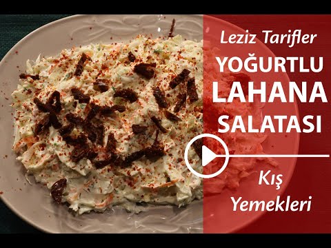 Yoğurtlu Lahana Salatası I Leziz Aperatifler