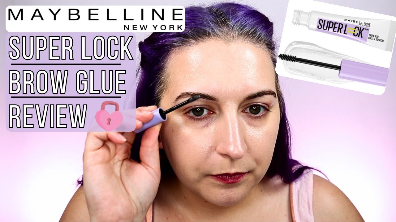MAYBELLINE SUPERLOCK BROW GLUE | Kirby Rose - YouTube