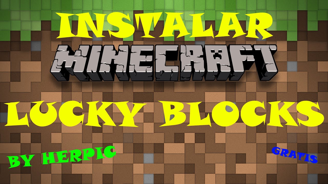 INSTALAR LUCKY BLOCKS // 1.8 // FORGE - YouTube