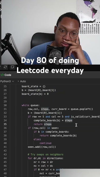 Doing Leetcode Everyday Until Im Top 5 Python Programming Leetcodechallenge Youtube 