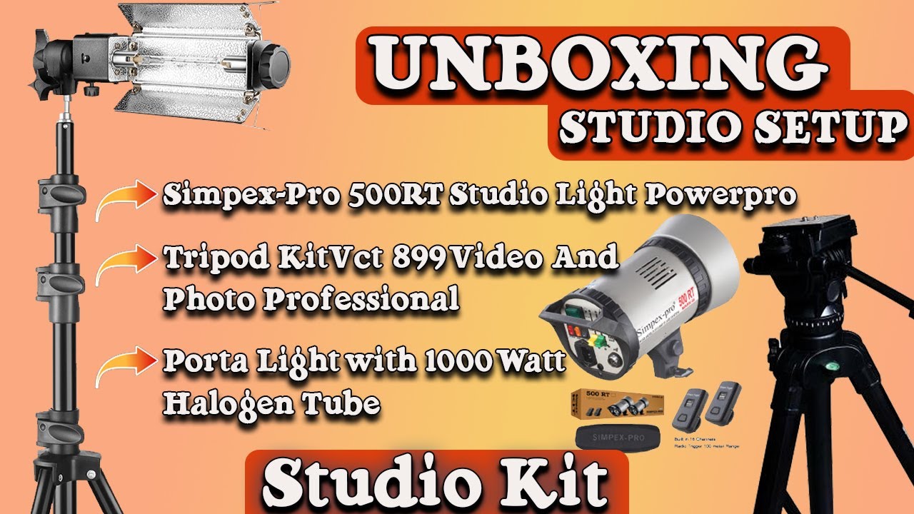 Unboxing Studio Light Setup | Studio Kit | Porta Light Kit| #Studiokit ...