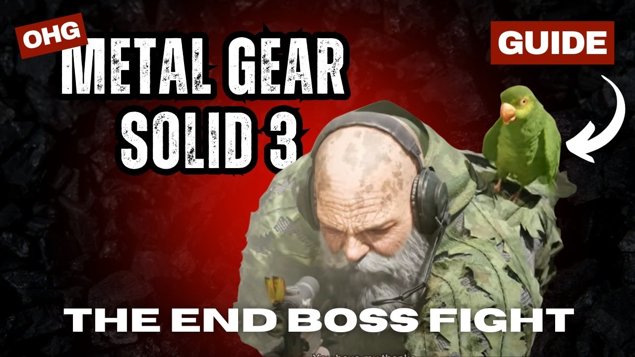 The End Cobra unit Boss Fight MGS3 Snake Eater 2025 (Mosin Nagat Secret ...