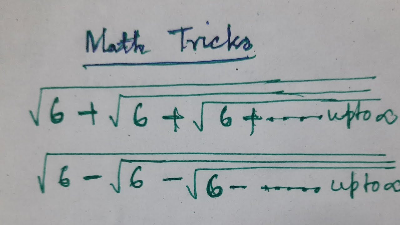 Math Tricks/ Surds/ করনী - YouTube