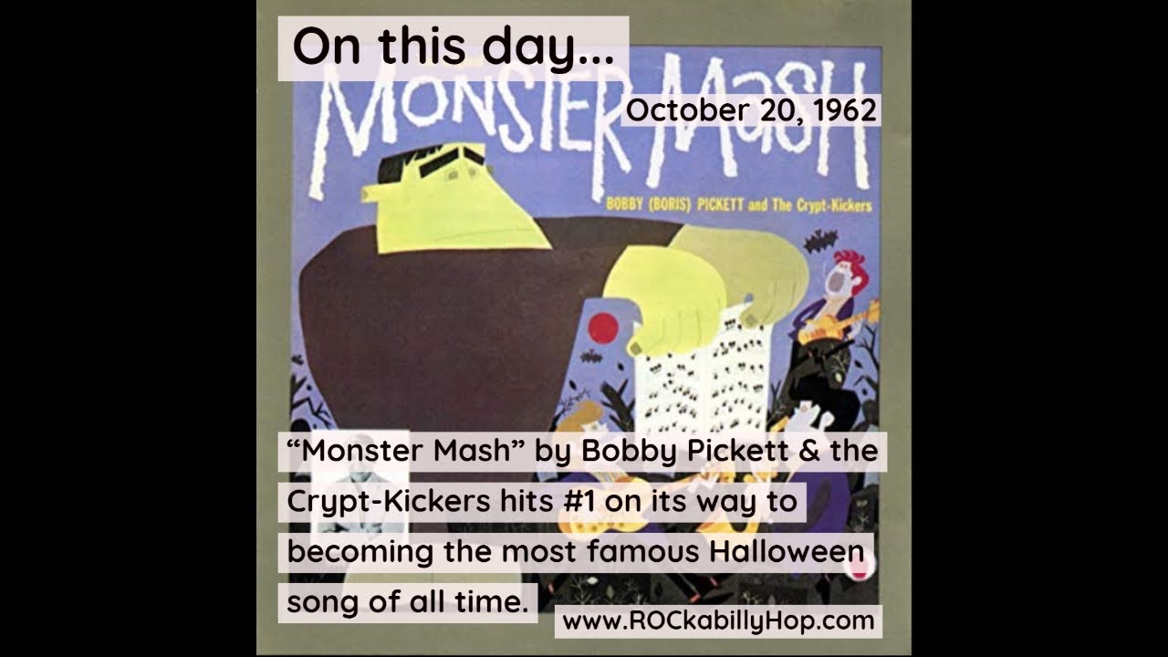 October 20, 1962 – Bobby Pickett & the Crypt-Kickers - YouTube