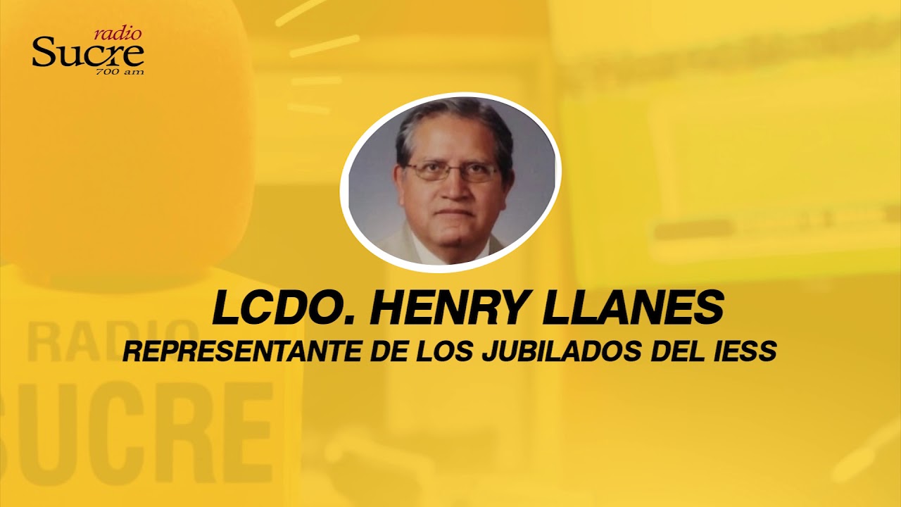 Programa Con Usted: Lcdo. Henry Llanes, Representante de los Jubilados ...