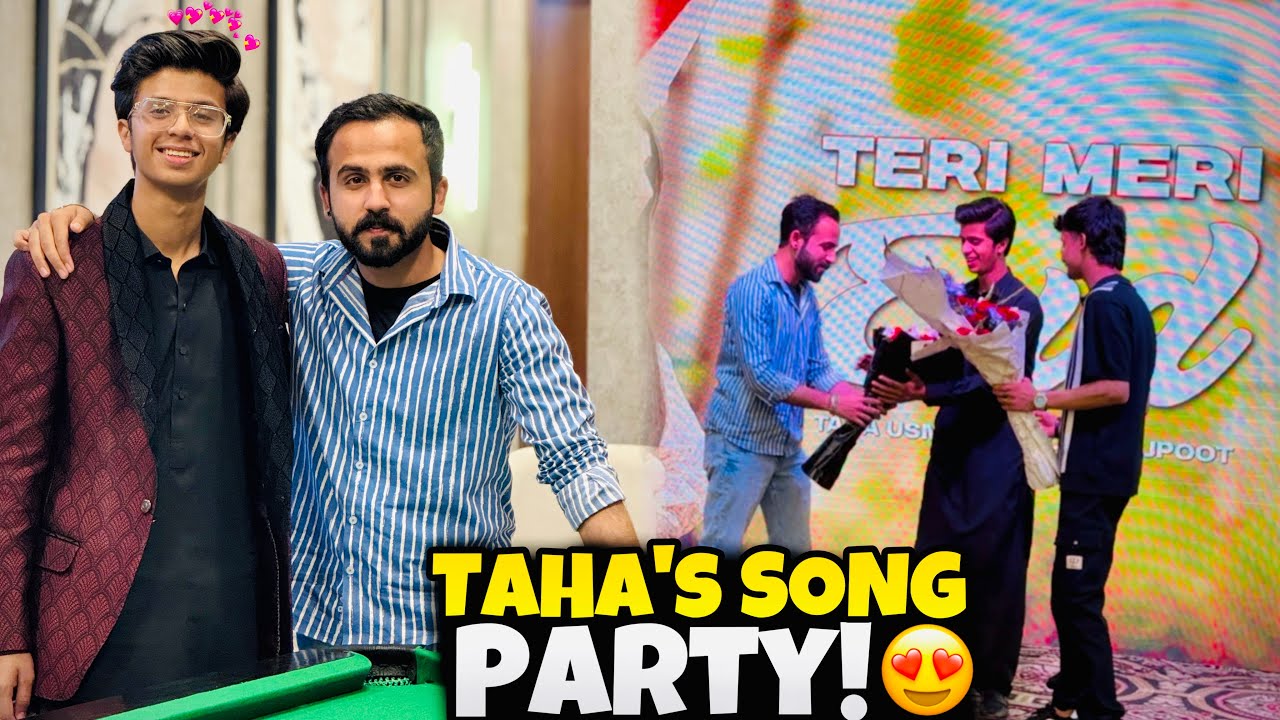 TAHA USMAN SONG SUCCESS PARTY!😍 ⁠@rj_abdullah12 - YouTube
