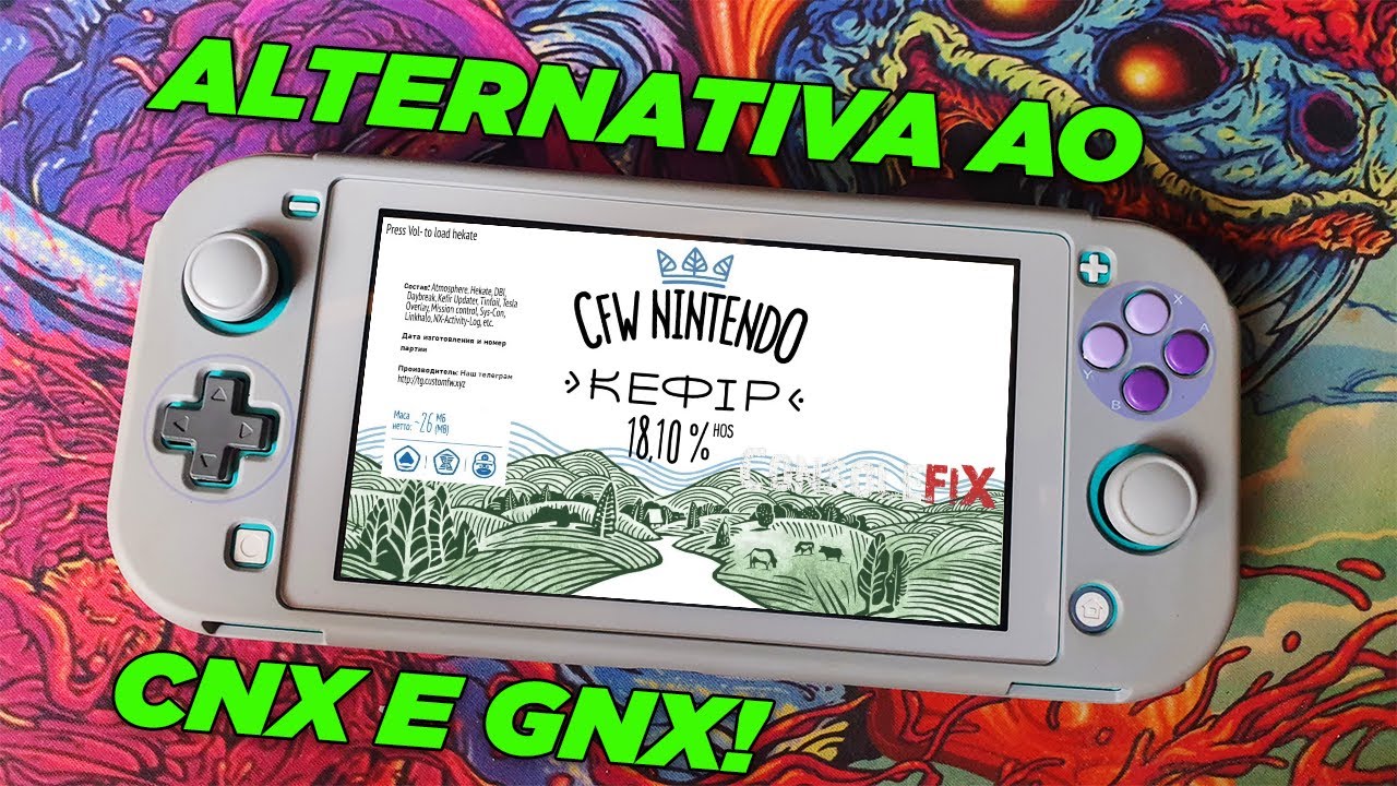 Como Instalar Ou Trocar Pacote Para Kefir OS Nintendo Switch ...