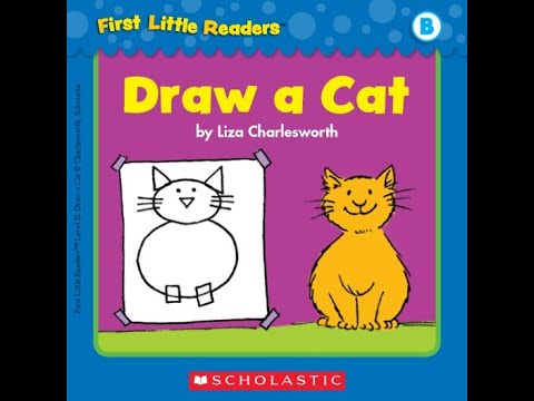 First Little Readers - Level B - 21 - Draw A Cat | Help Kids Learn To ...