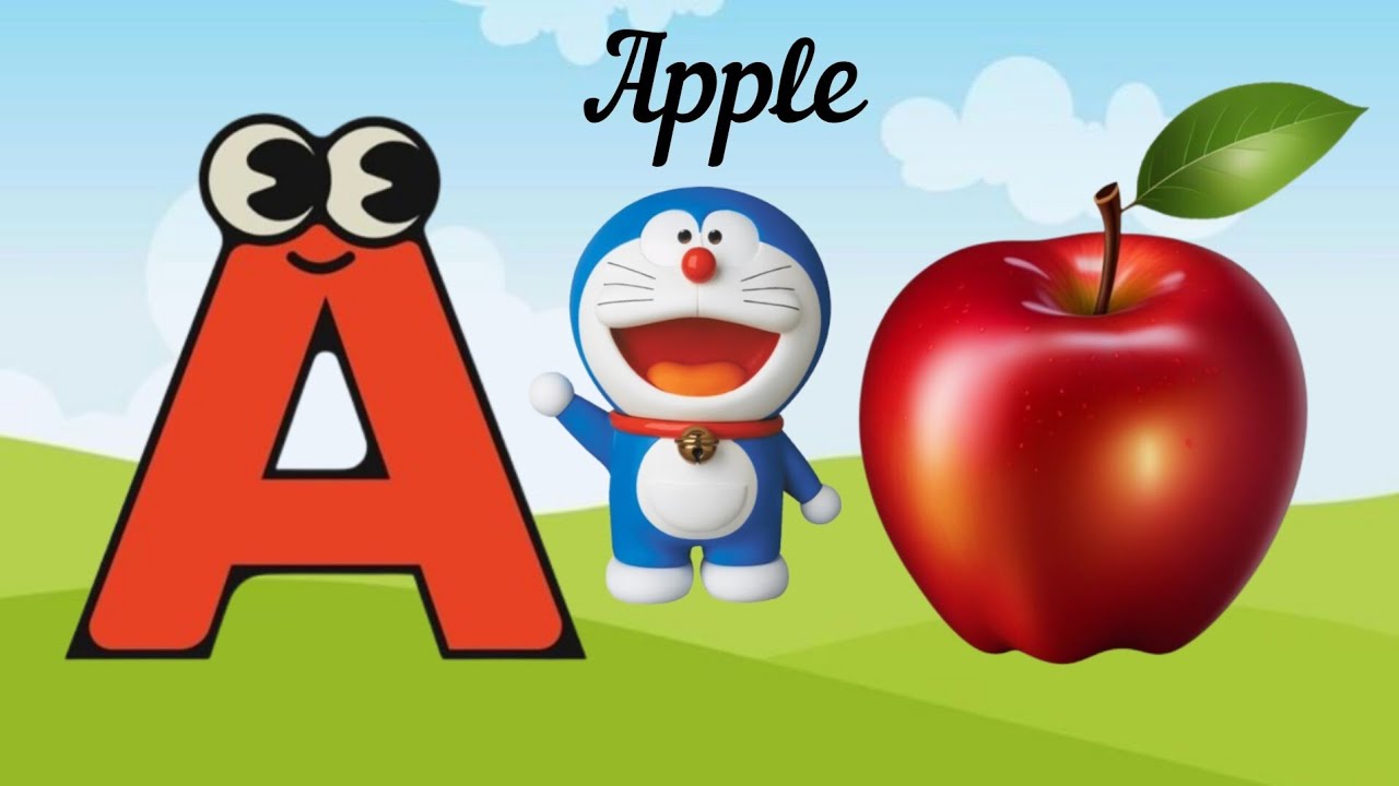 ABC Phonic Song-Toddler learning Vedio Songs ,A for Apple, Nursery Rhymes, Alphabet song for ...
