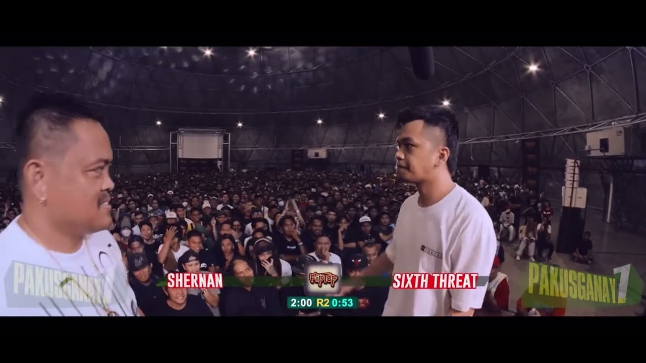 SIXTH THREAT ALL 3 ROUNDS VS SHERNAN // FLIPTOP PAKUSGANAY 1 - YouTube